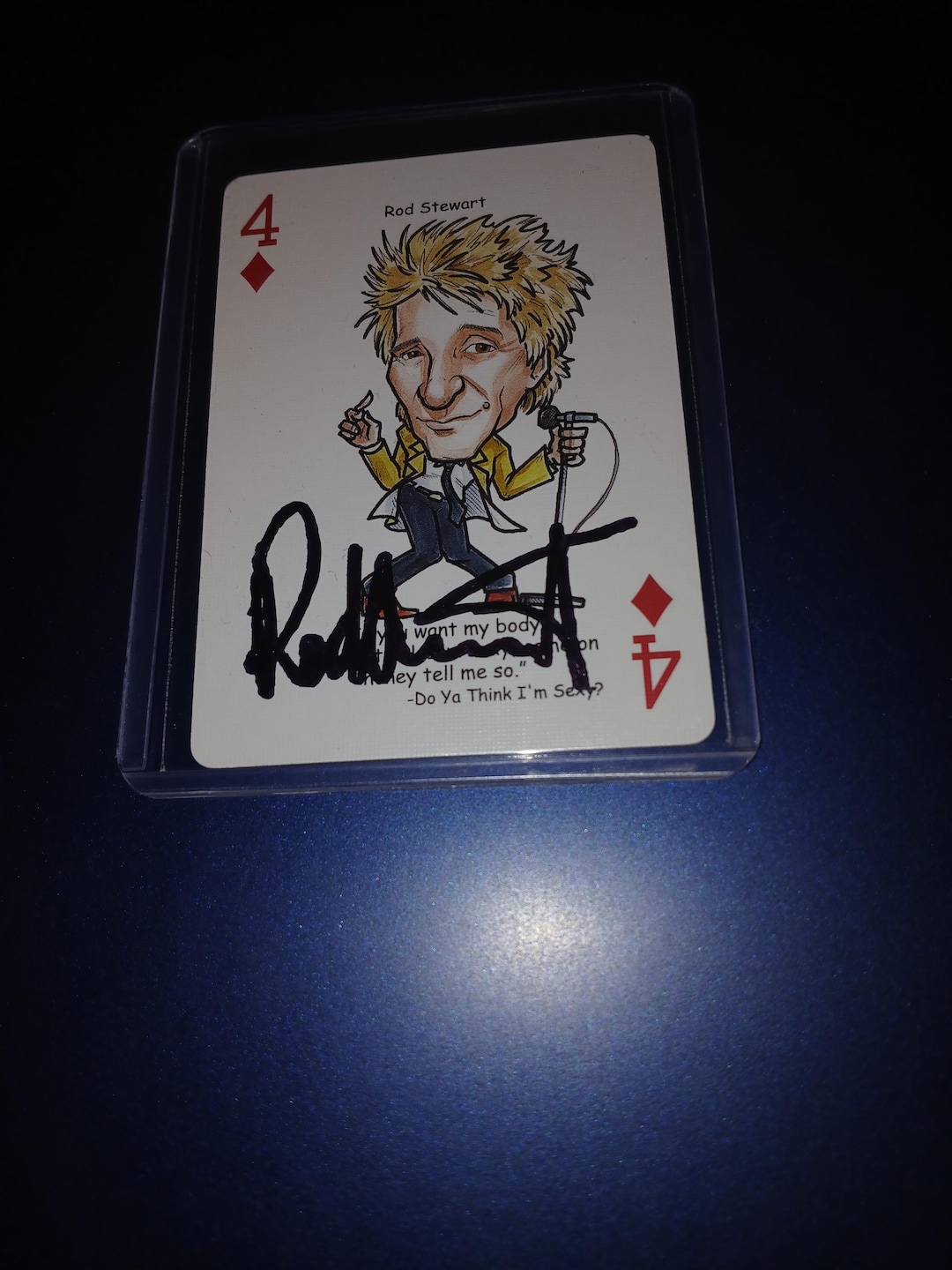 Rod Stewart Autograph With Coa - Etsy