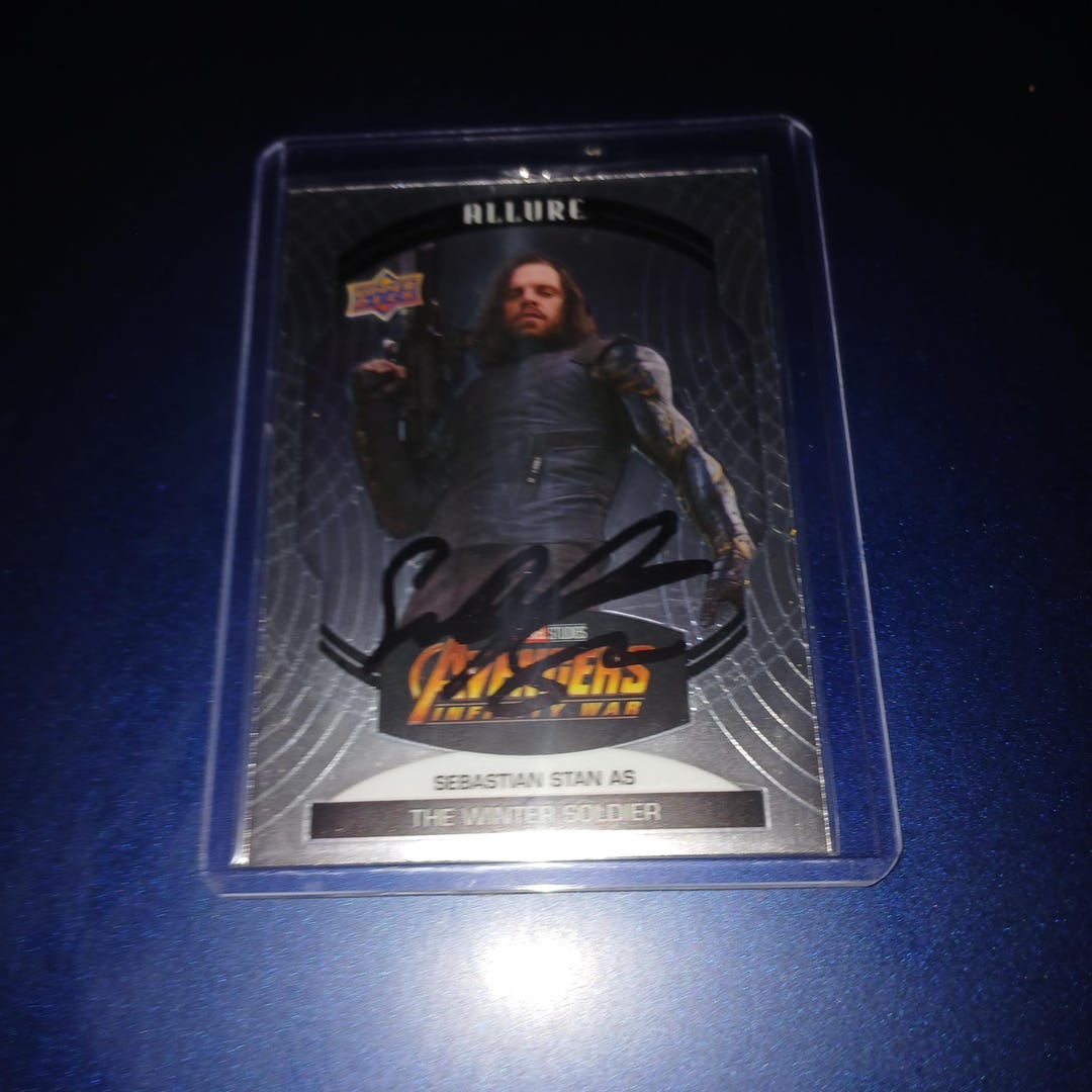 Sebastian Stan Autographed Card With Cert - Etsy