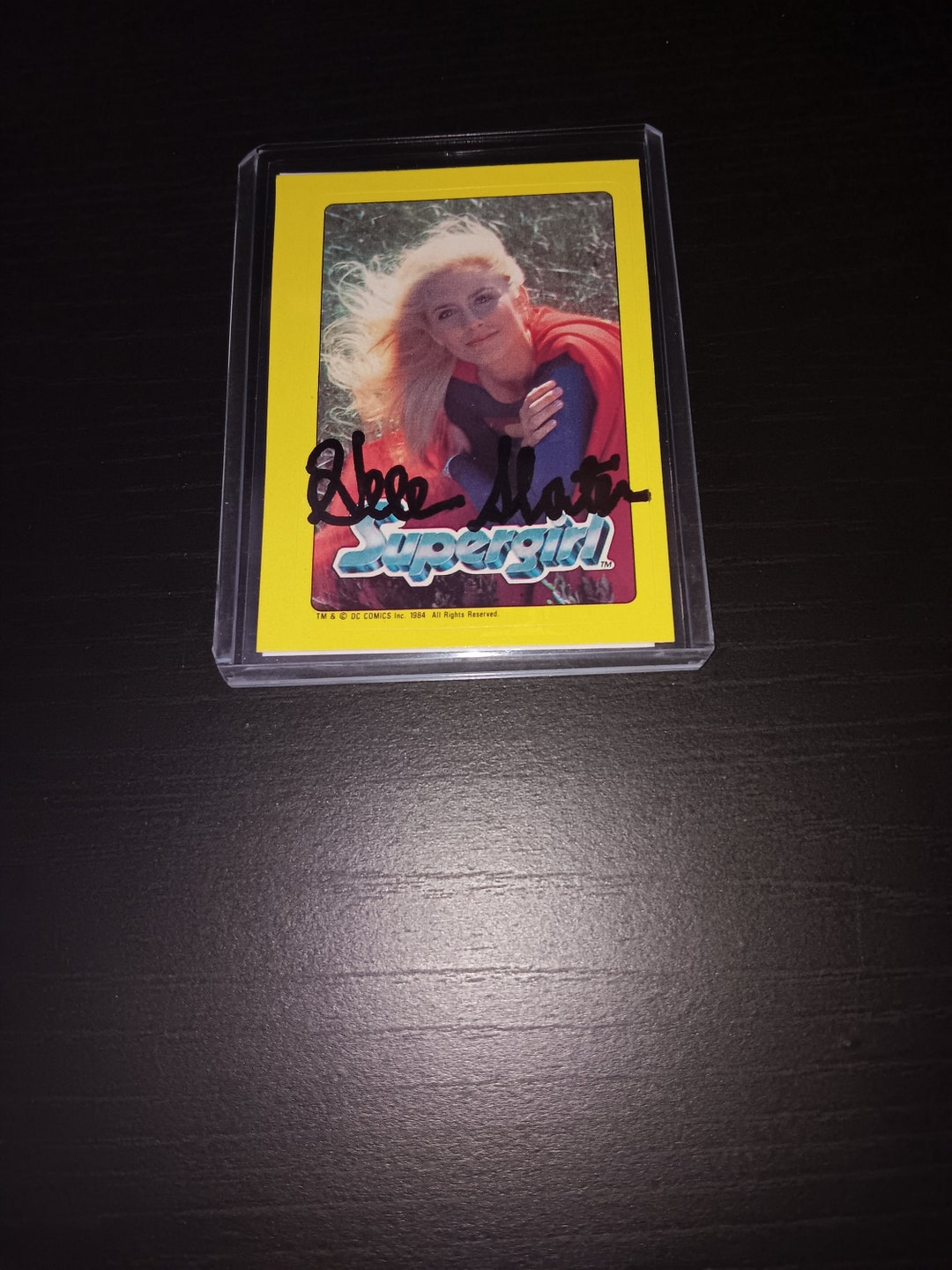 Helen Slater Autographed Supergirl Card With Coa - Etsy