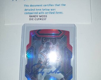 Randy Moss Card - Etsy