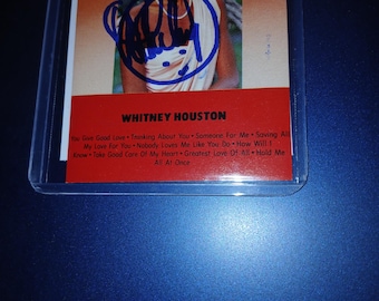 WHITNEY HOUSTON Authentic Hand-signed Photo Autograph With Coa - Etsy