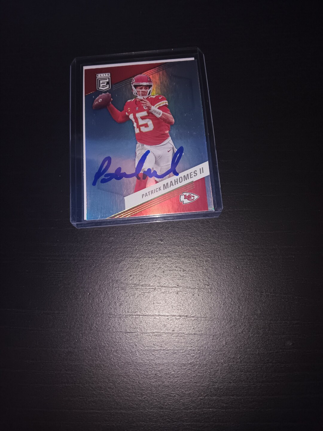 Patrick Mahomes Autographed Card With Coa - Etsy