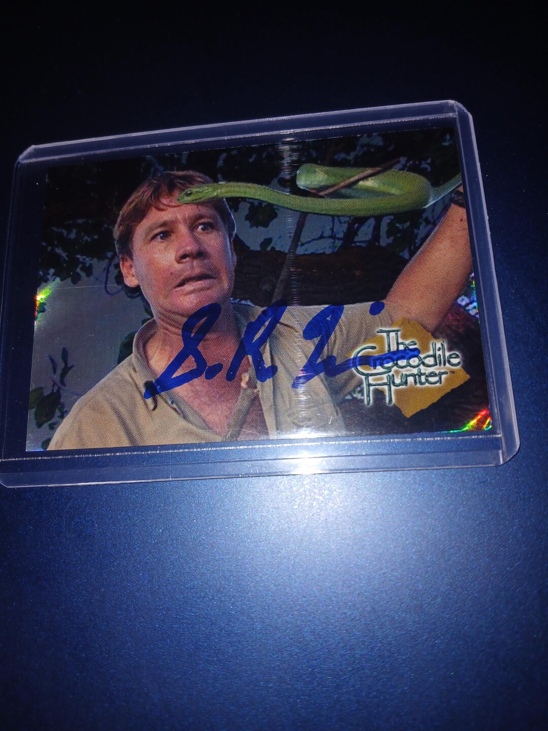Steve Irwin Autographed Card With Coa - Etsy