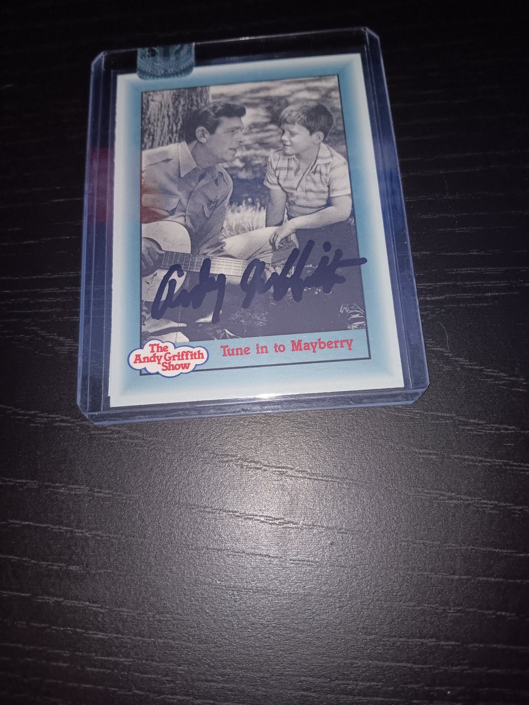 Andy Griffith Autographed Card With Coa - Etsy