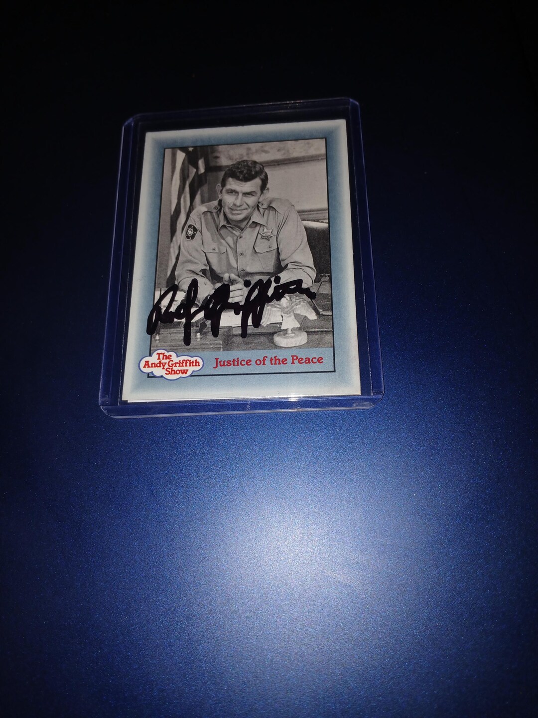 Andy Griffith Autographed Card With Coa - Etsy