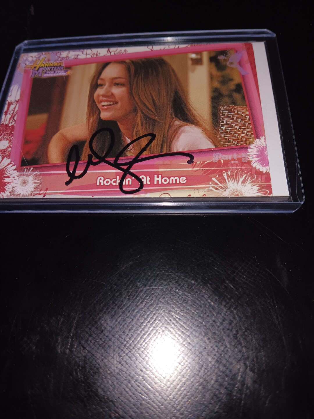 Miley Cyrus Autographed Card With Coa - Etsy