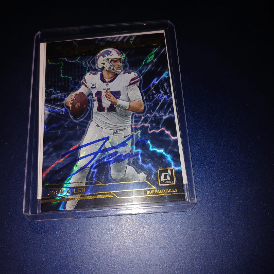 Josh Allen Autographed Card With Coa - Etsy