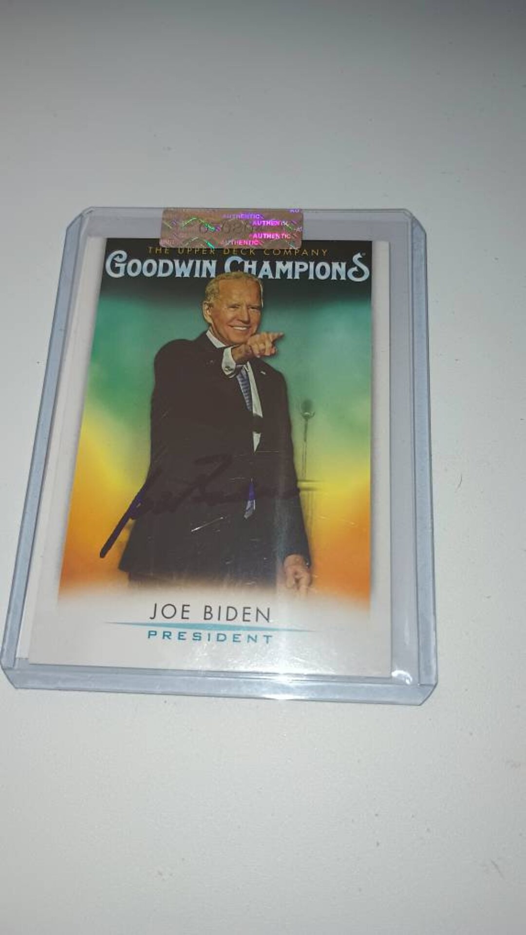 Joe Biden Autographed Card With COA - Etsy