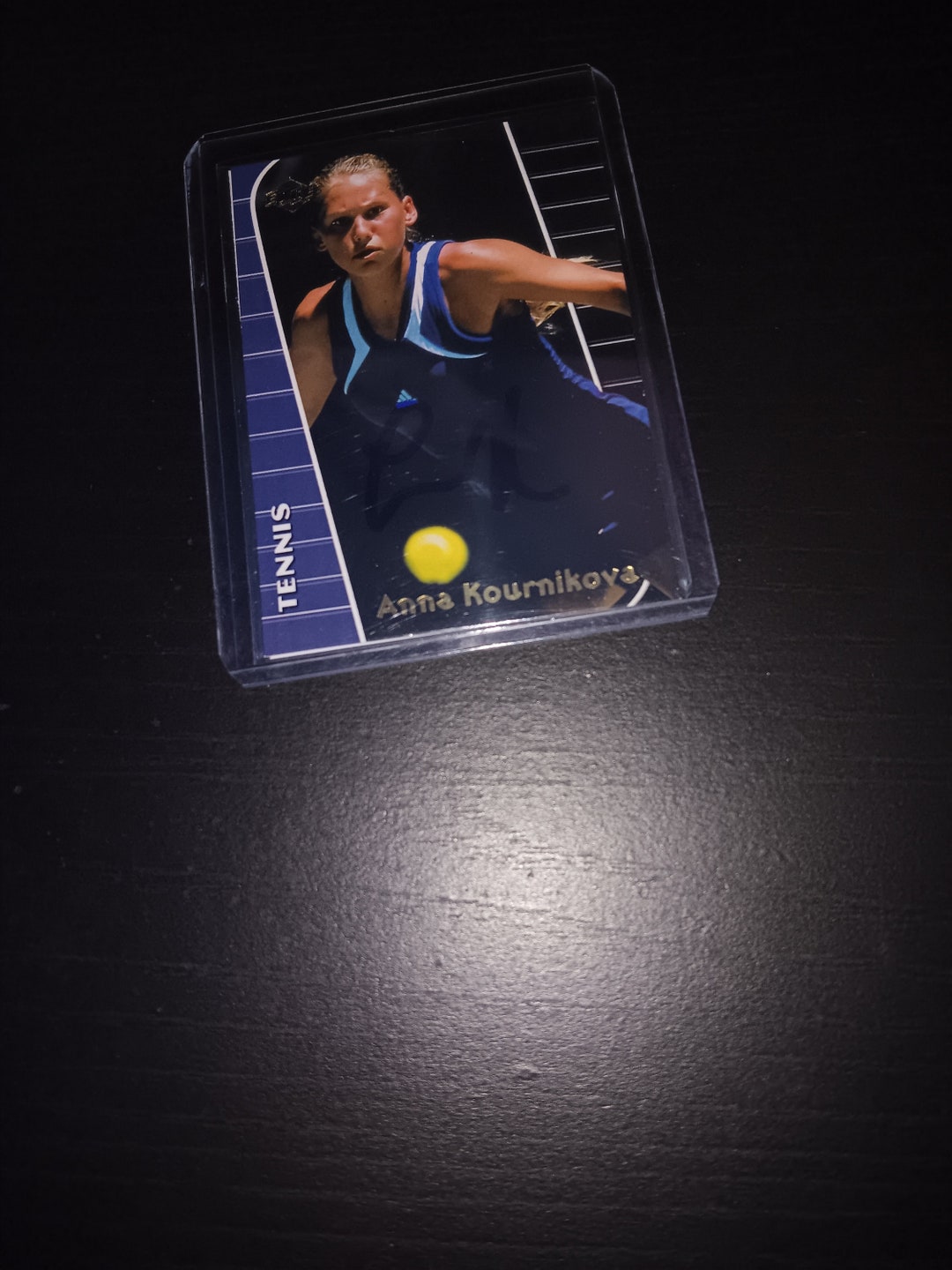 Anna Kournikova Autographed Card With COA - Etsy