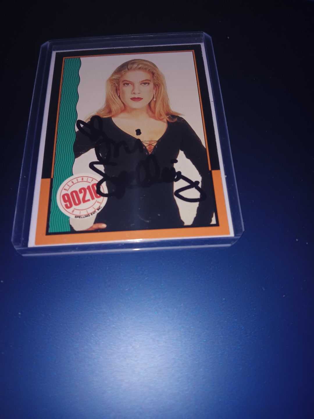Tori Spelling Autographed Card With Coa - Etsy