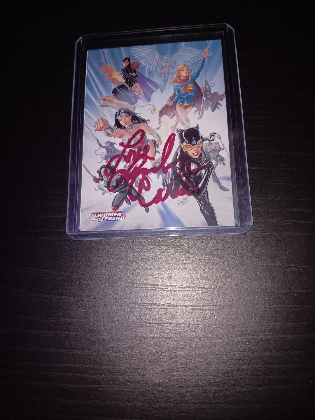 Lynda Carter Autographed Wonder Woman Card With Coa - Etsy