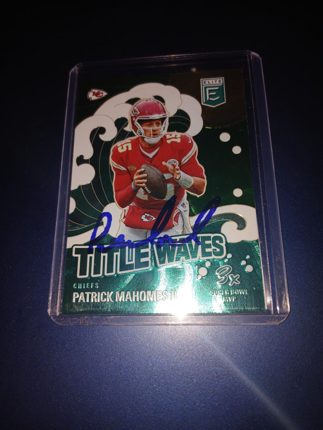 Patrick Mahomes Autographed Card With Coa - Etsy