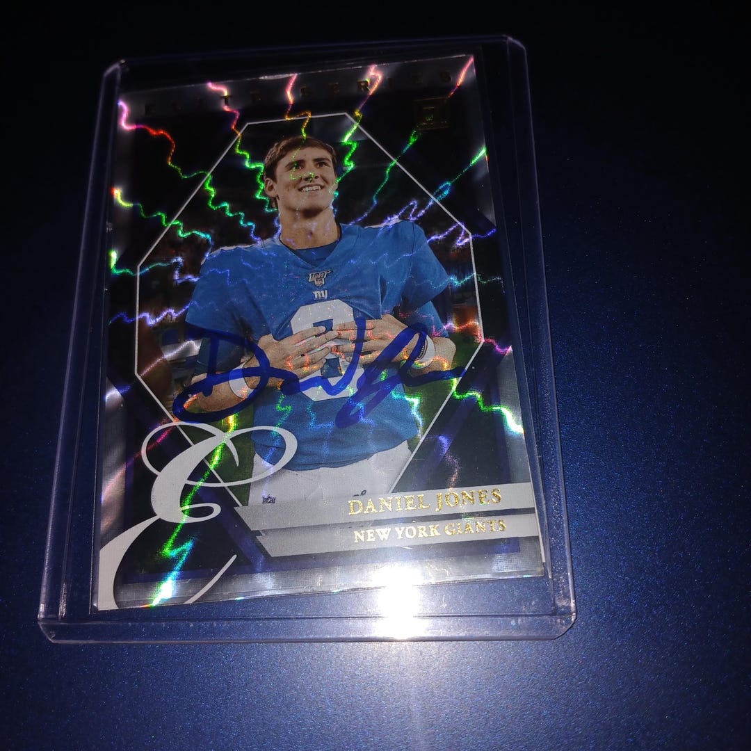 Daniel Jones Autographed Card With Cert - Etsy