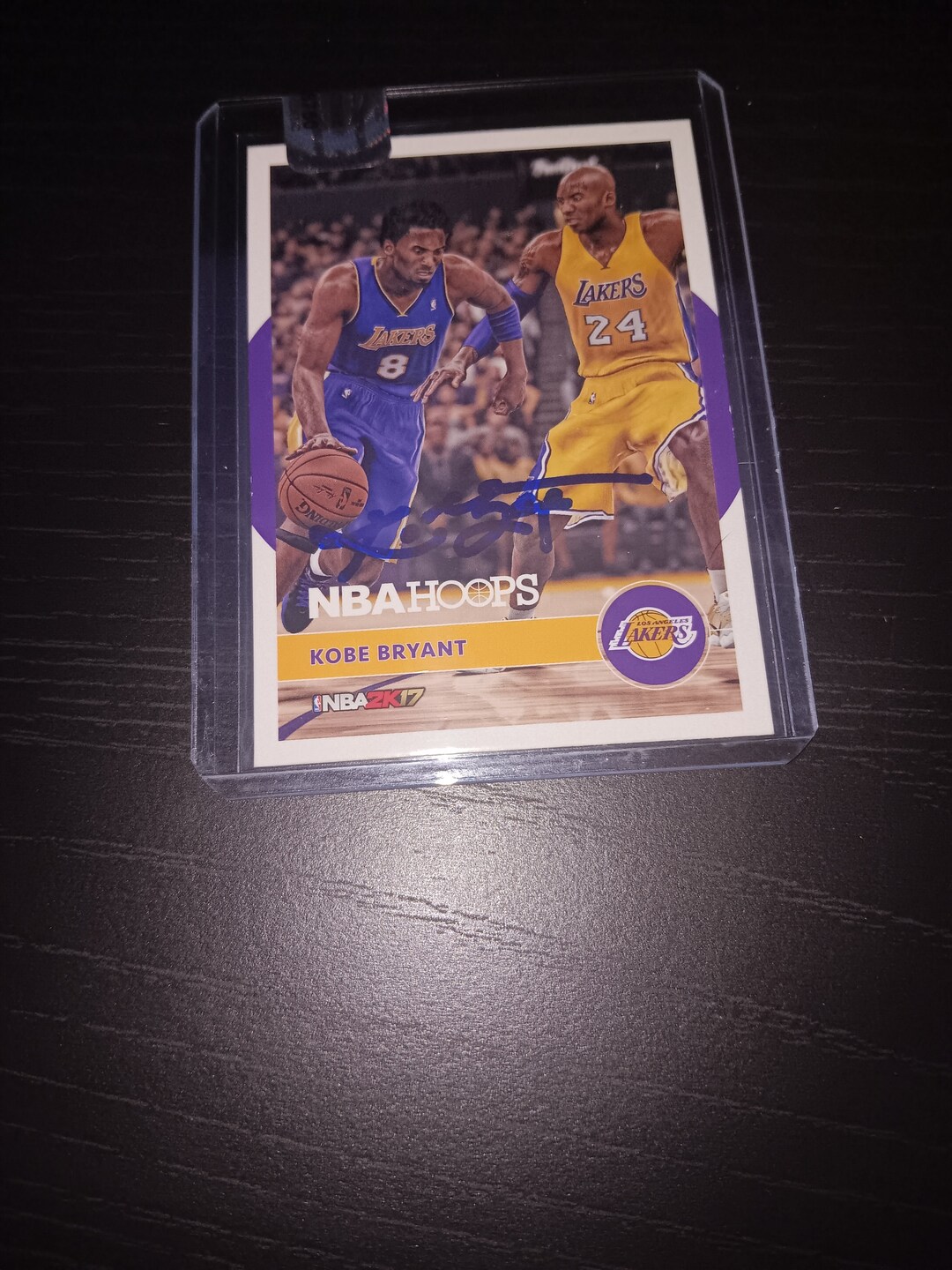 Kobe Bryant Autographed Card With Coa - Etsy