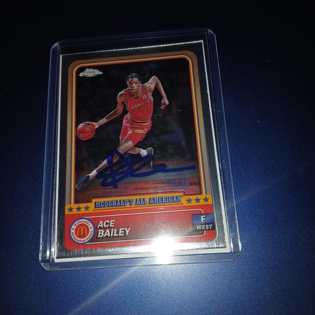 Ace Bailey Autographed Rookie Card With Coa - Etsy