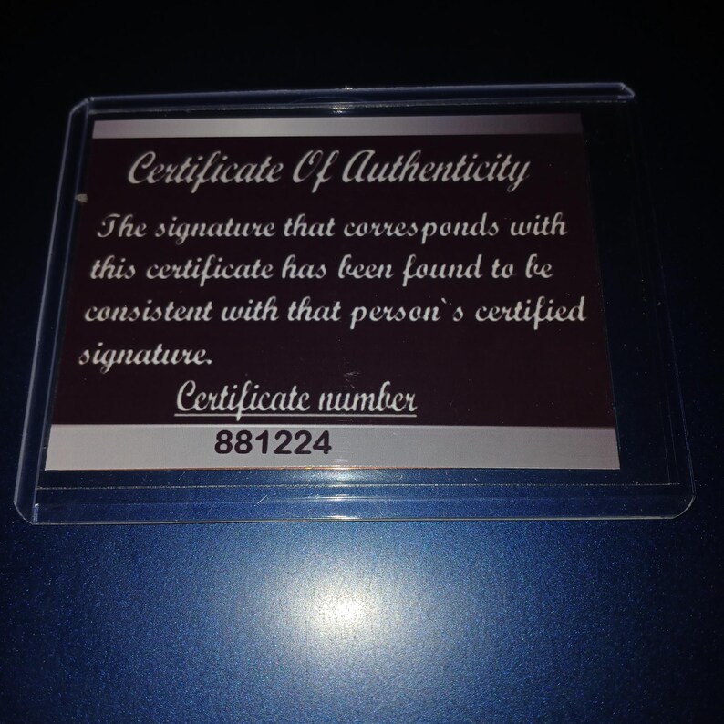 Tom Kenny Autographed Spongebob Card With Cert - Etsy