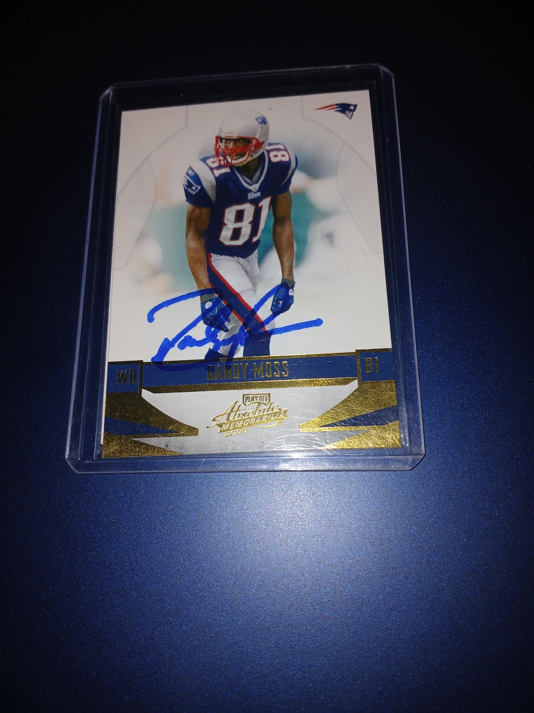 Randy Moss Autographed Card With Coa - Etsy
