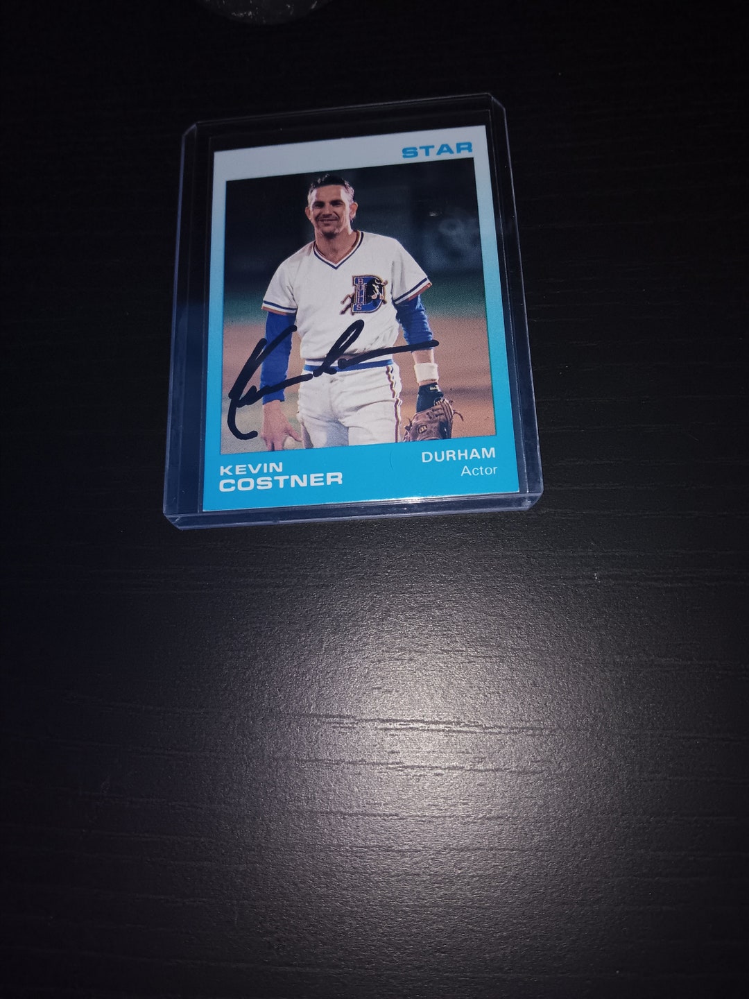Kevin Costner Autographed Bull Durham Card With Coa - Etsy