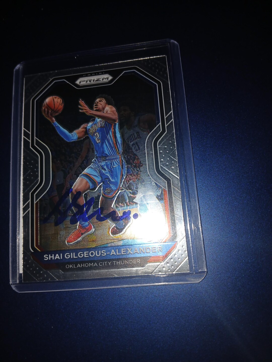 Shai Gilgeous-alexander Autographed Card With Coa - Etsy