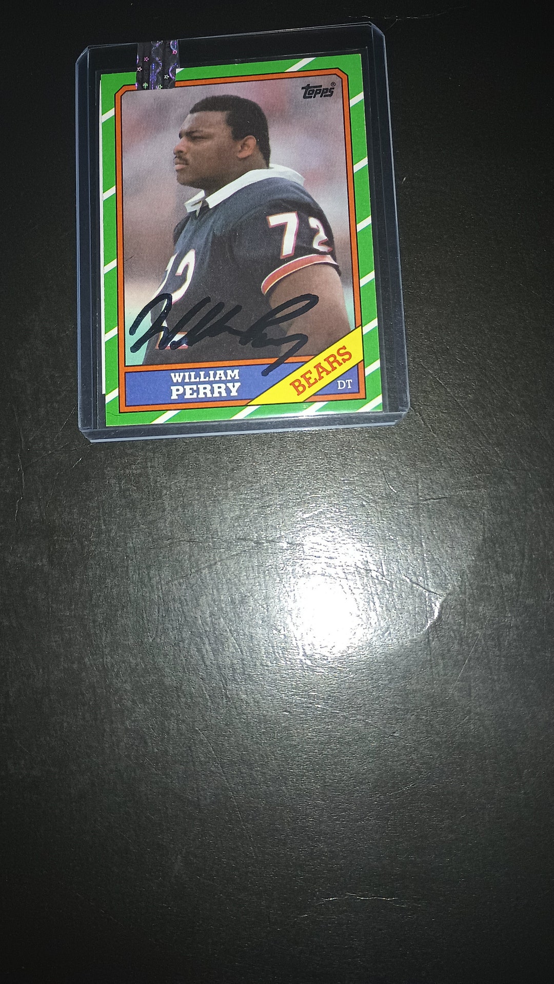 William the Refrigerator Perry Autographed Rookie Card With - Etsy