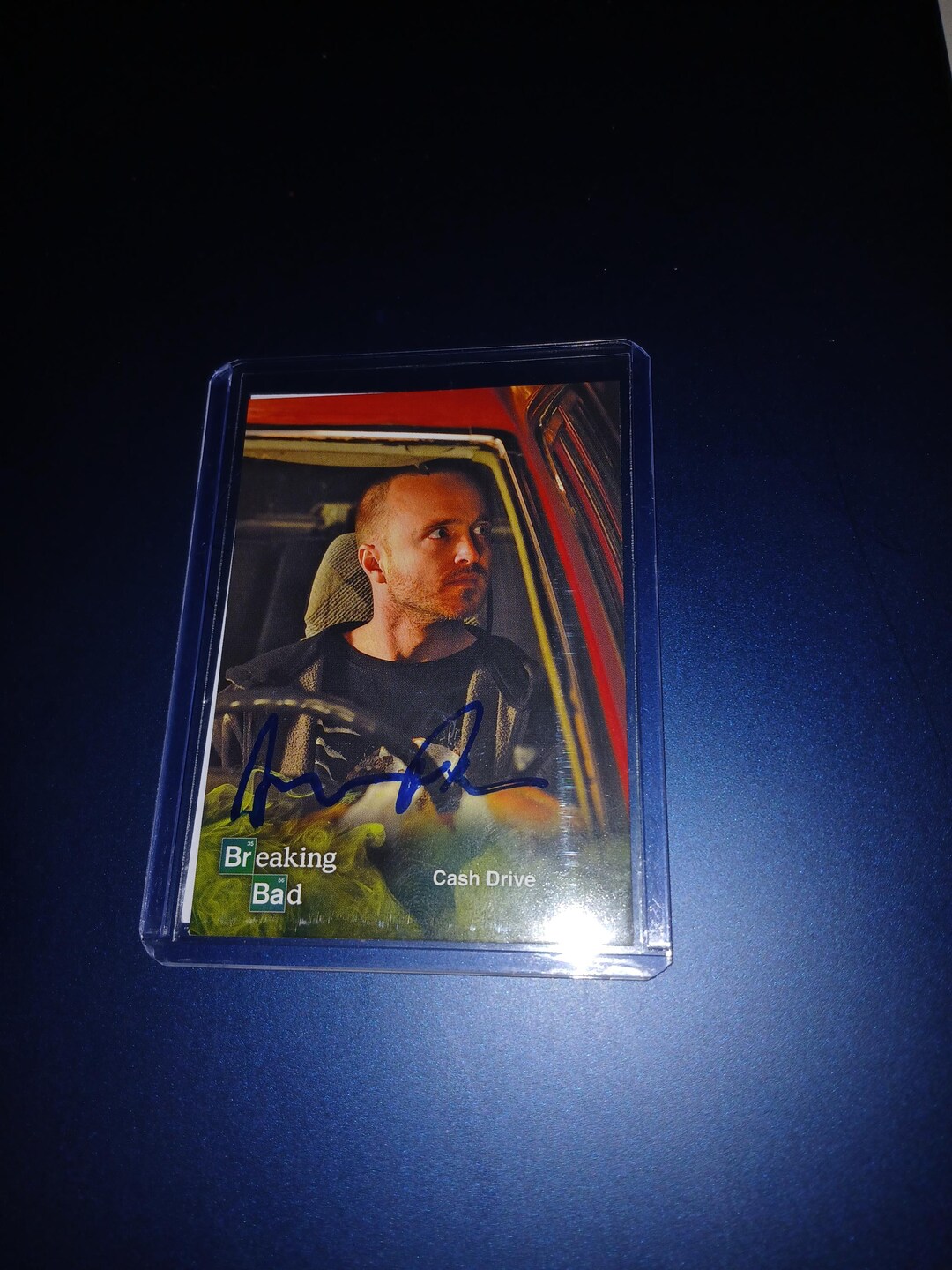 Aaron Paul Autographed Breaking Bad Card With Coa - Etsy