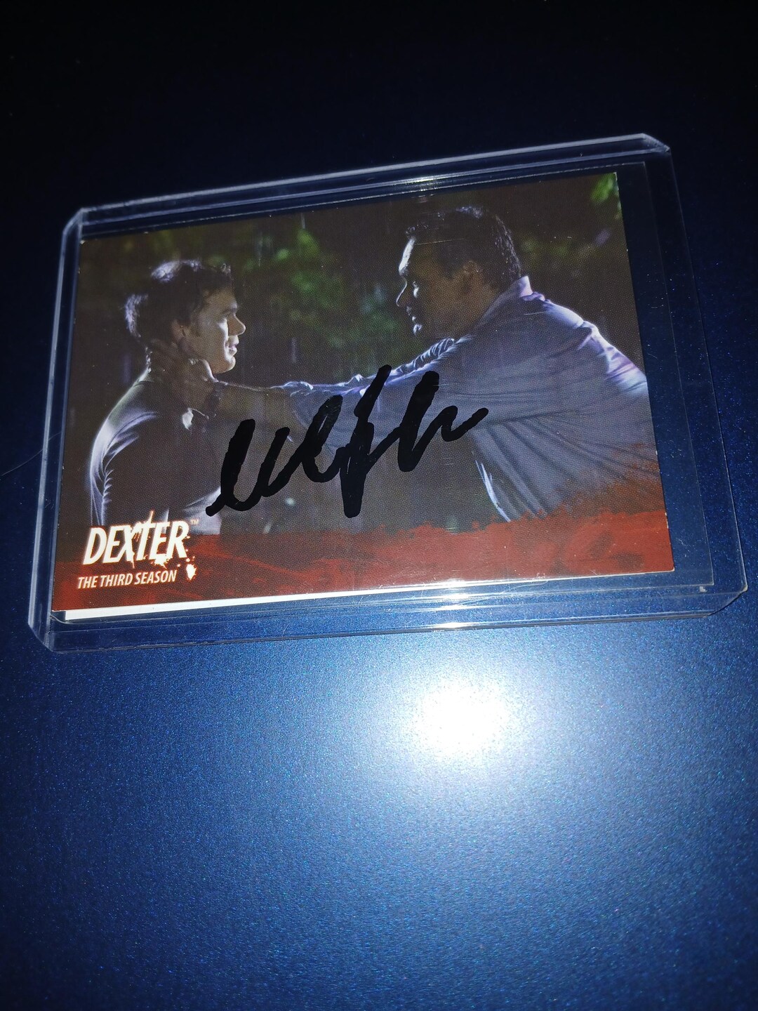 Michael C. Hall Autographed Dexter Card With COA - Etsy