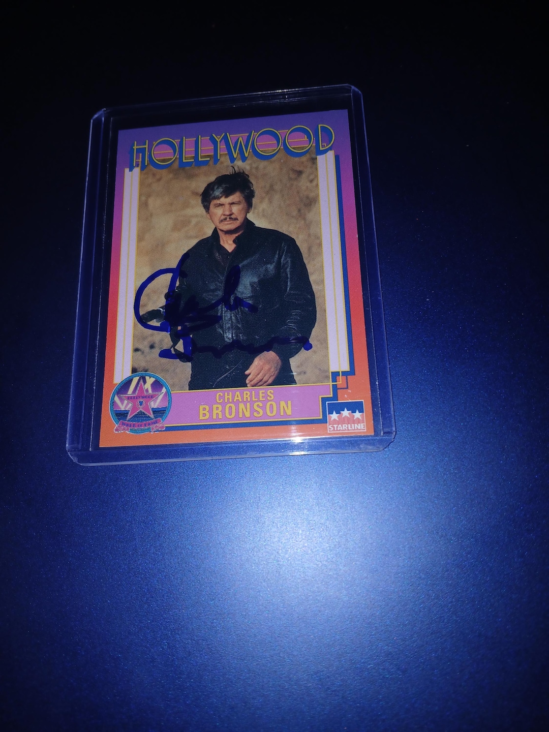 Charles Bronson Autographed Card With Cert - Etsy