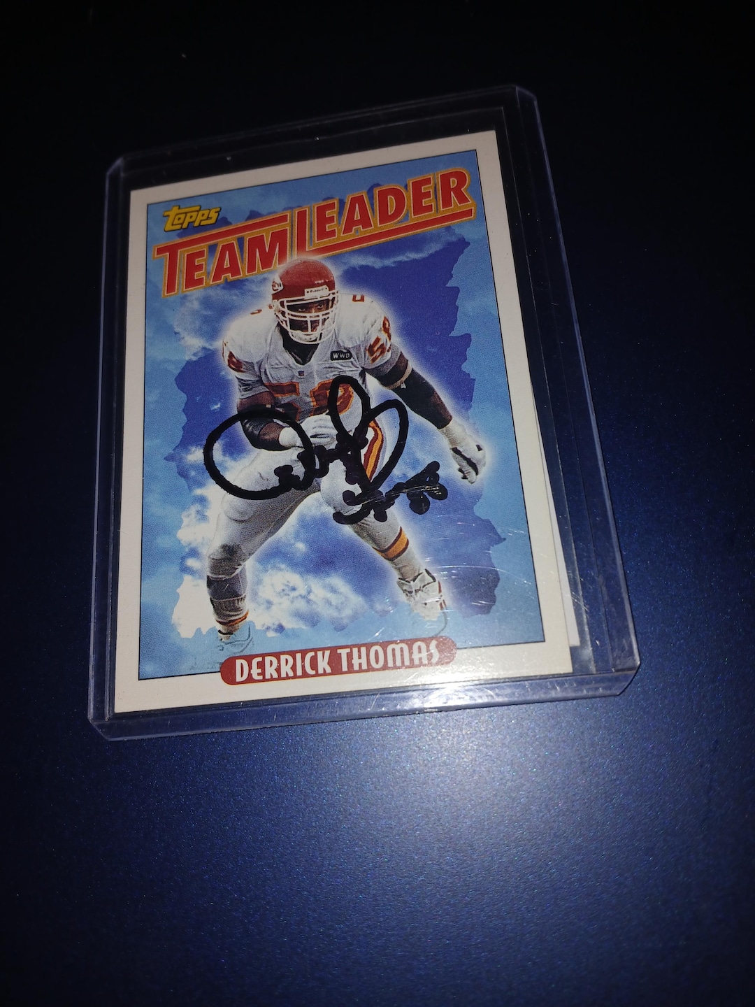 Derrick Thomas Autographed Card With Coa - Etsy