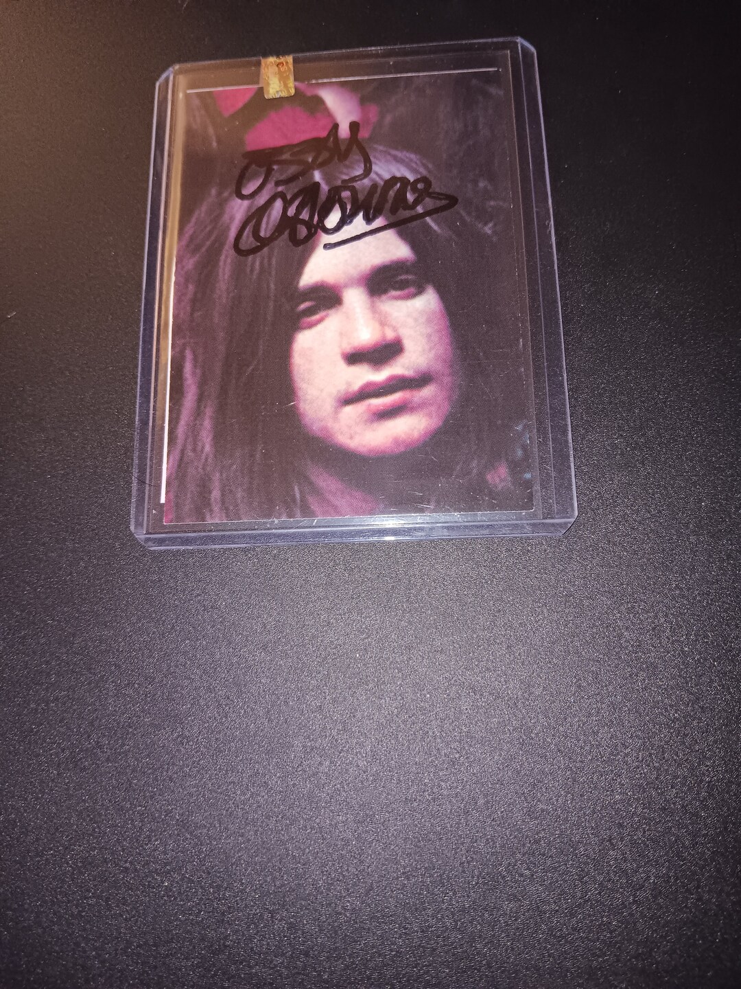 Ozzy Osborne Autographed Card With Coa - Etsy