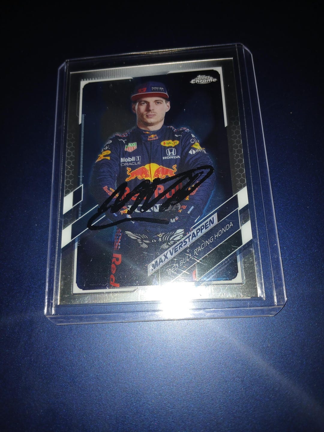 Max Verstappen Autographed Card With Coa - Etsy