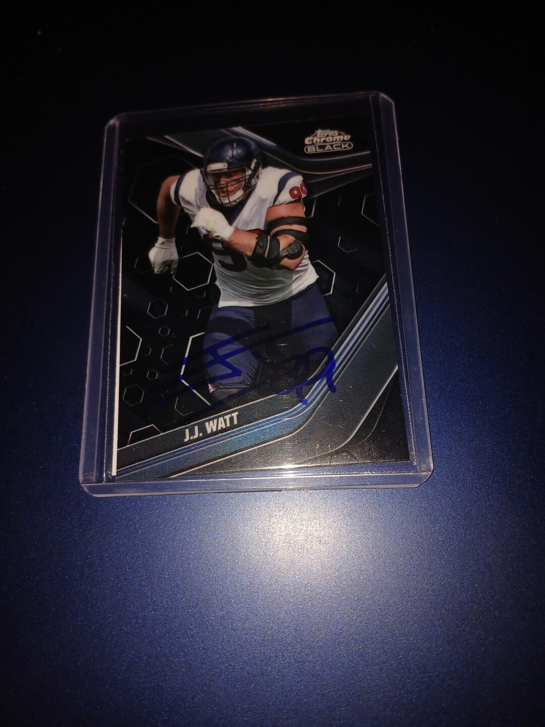 J.j Watt Autographed Card With Coa - Etsy