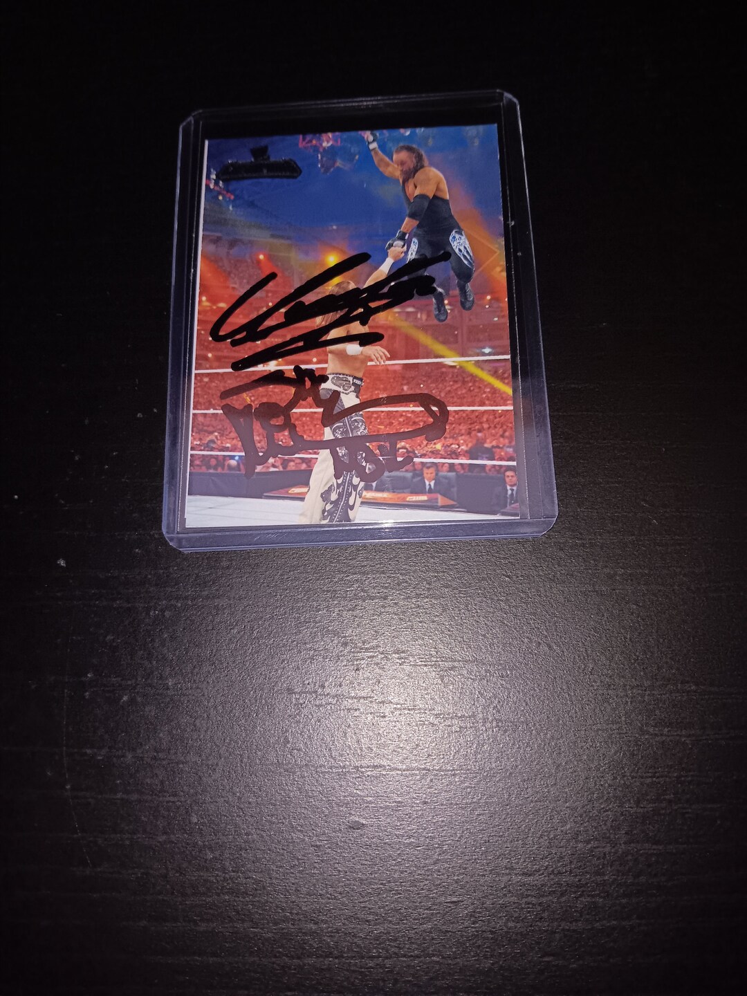 Shawn Michaels, Undertaker Autographed Card With Coa - Etsy