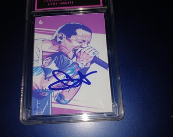 Chester Bennington Autograph With COA - Etsy