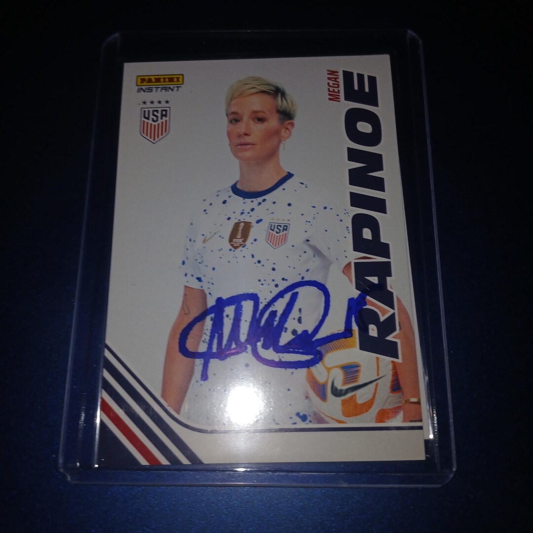 Megan Rapinoe Autographed Card With Cert - Etsy