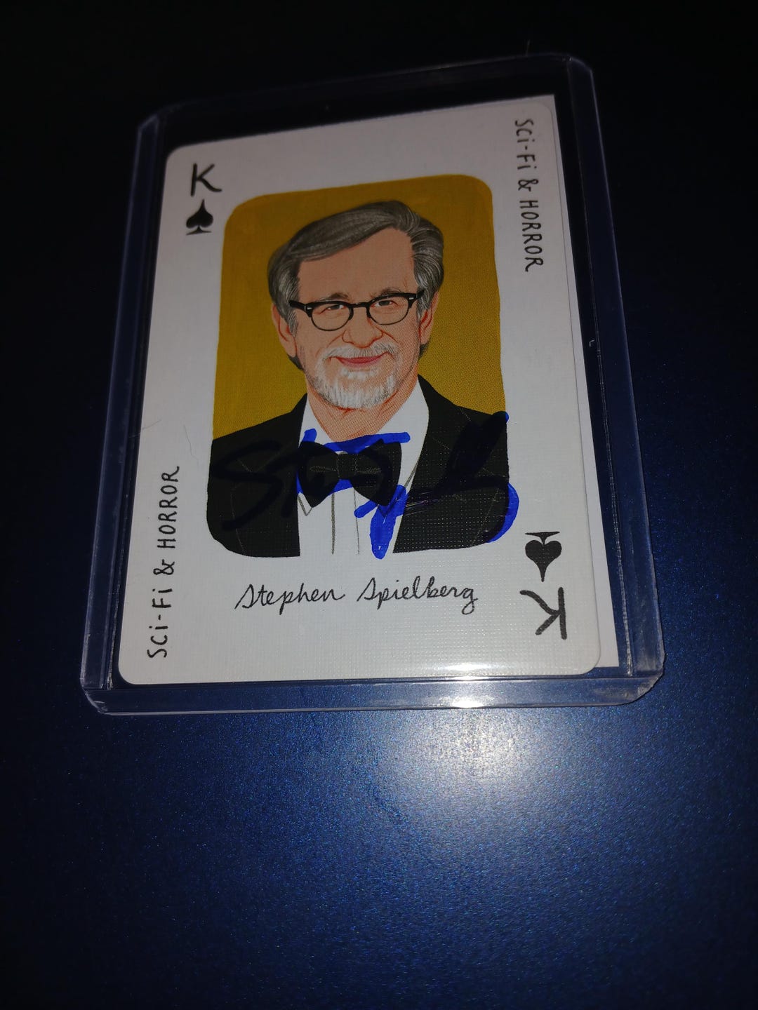 Steven Spielberg Autographed Card With Coa - Etsy