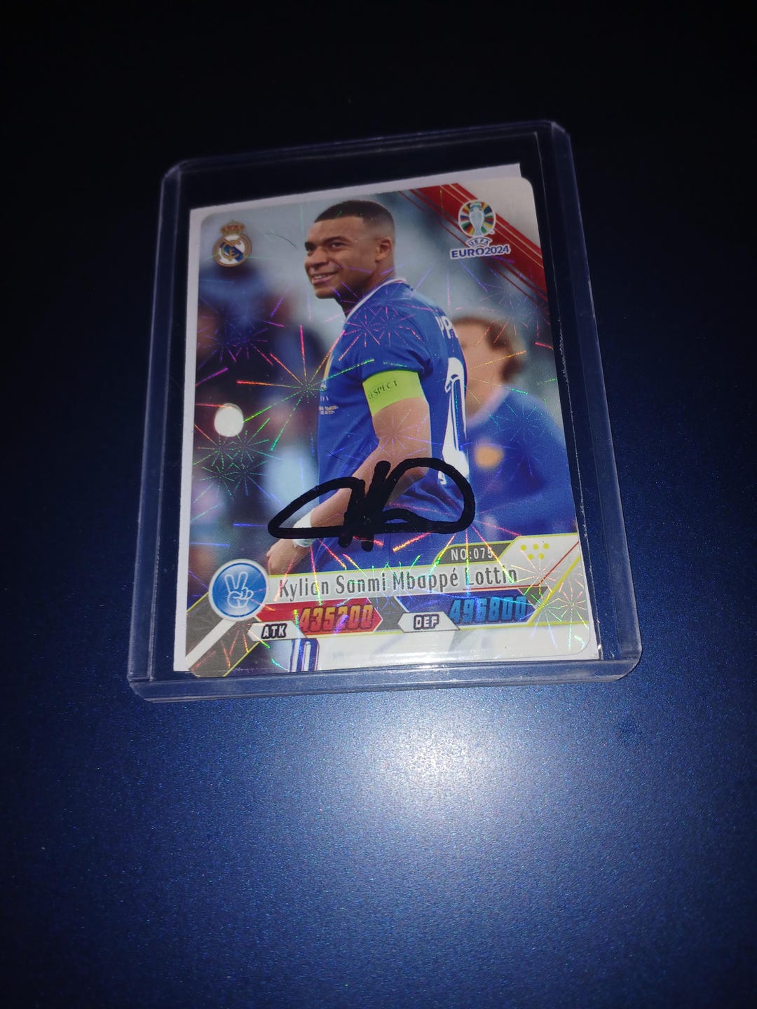 Kylian Mbappé Autographed Card With Coa - Etsy
