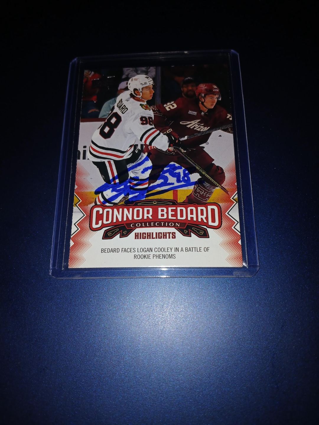 Connor Bedard Autographed Rookie Card With Coa - Etsy