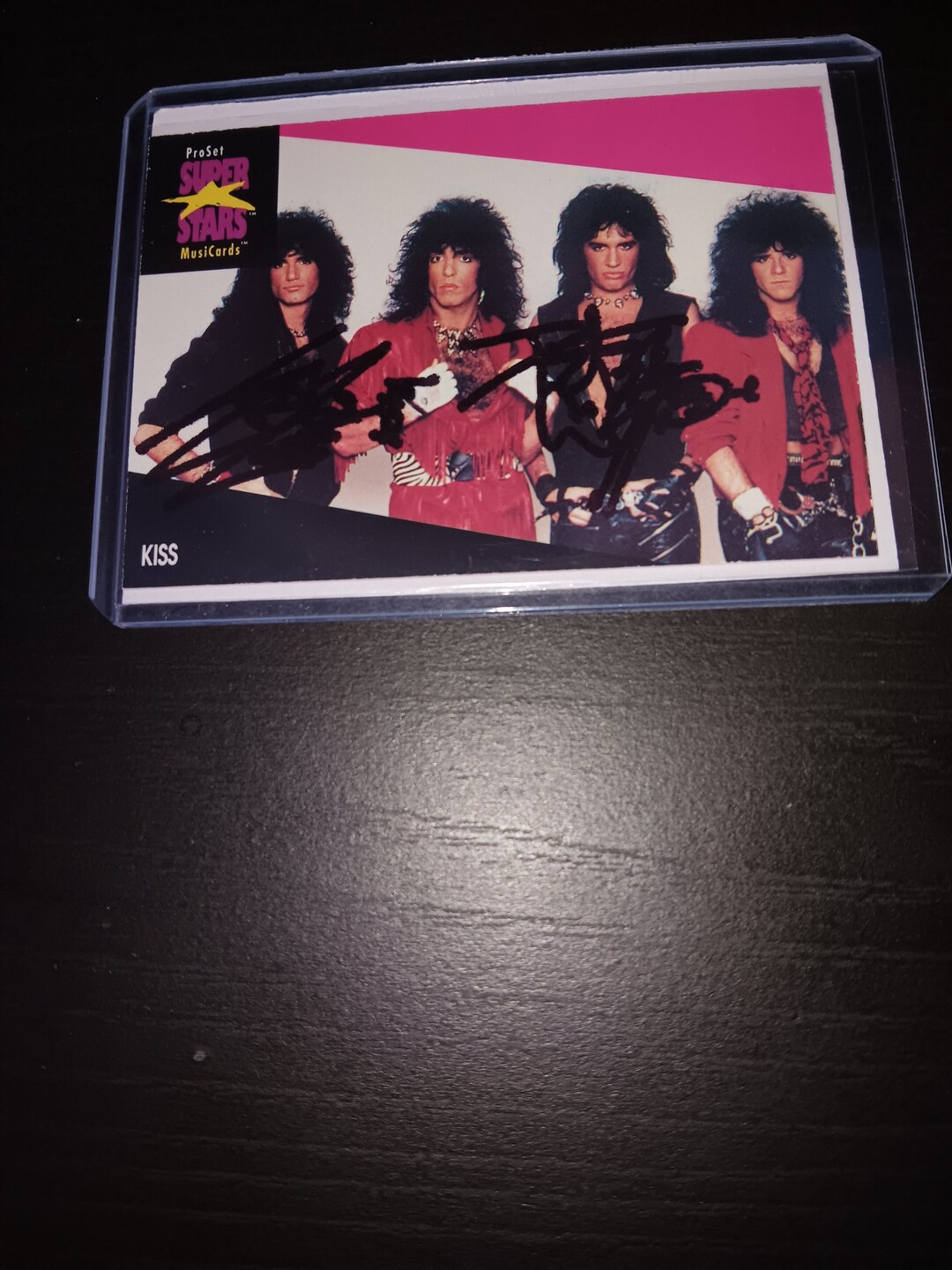 Eric Carr, Peter Criss Autographed Card With Coa - Etsy