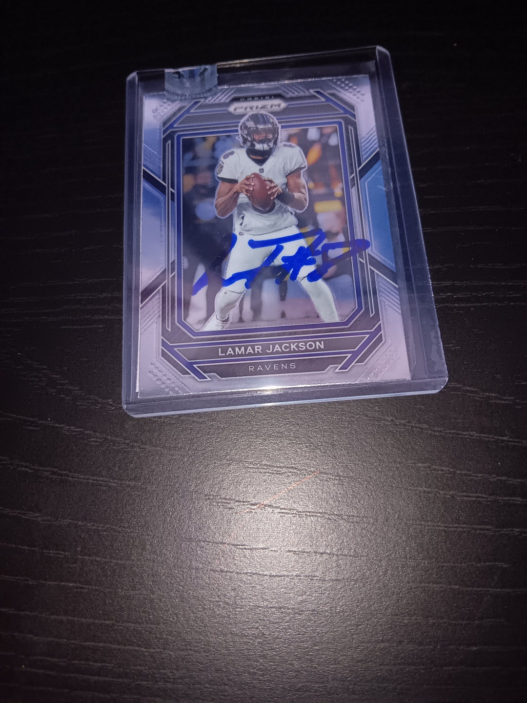 Lamar Jackson Autographed Card With Coa - Etsy