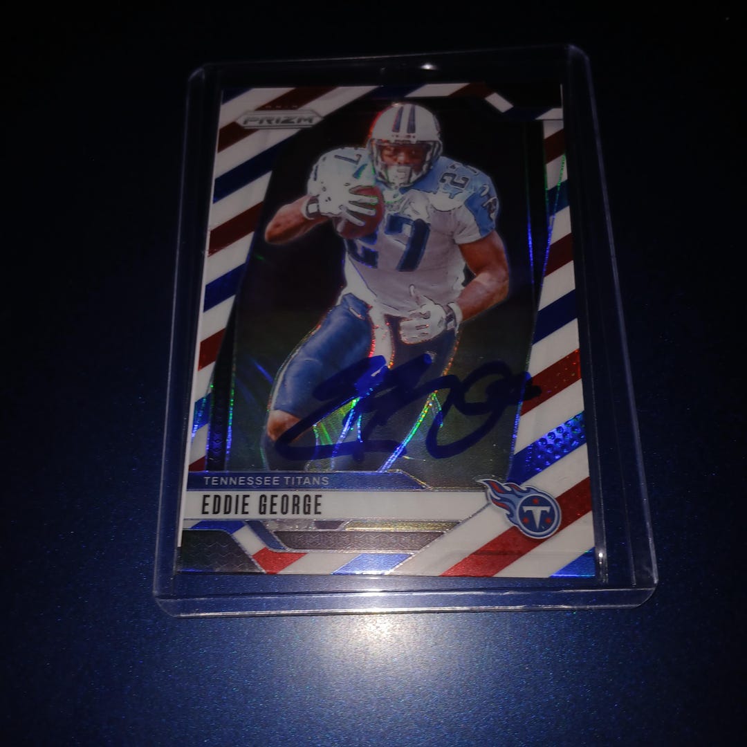 Eddie George Autographed Card With Cert - Etsy