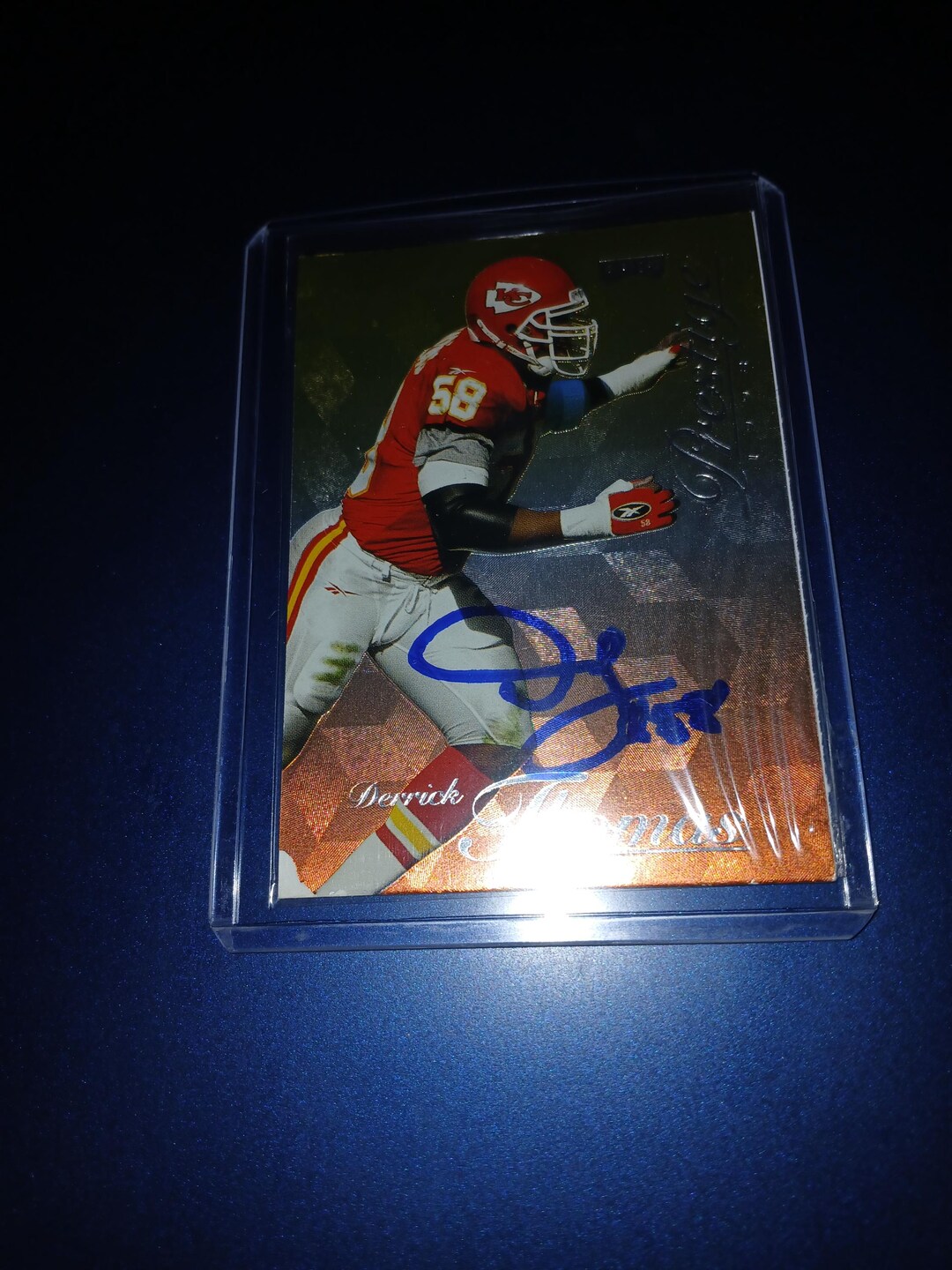 Derrick Thomas Autographed Card With Coa - Etsy