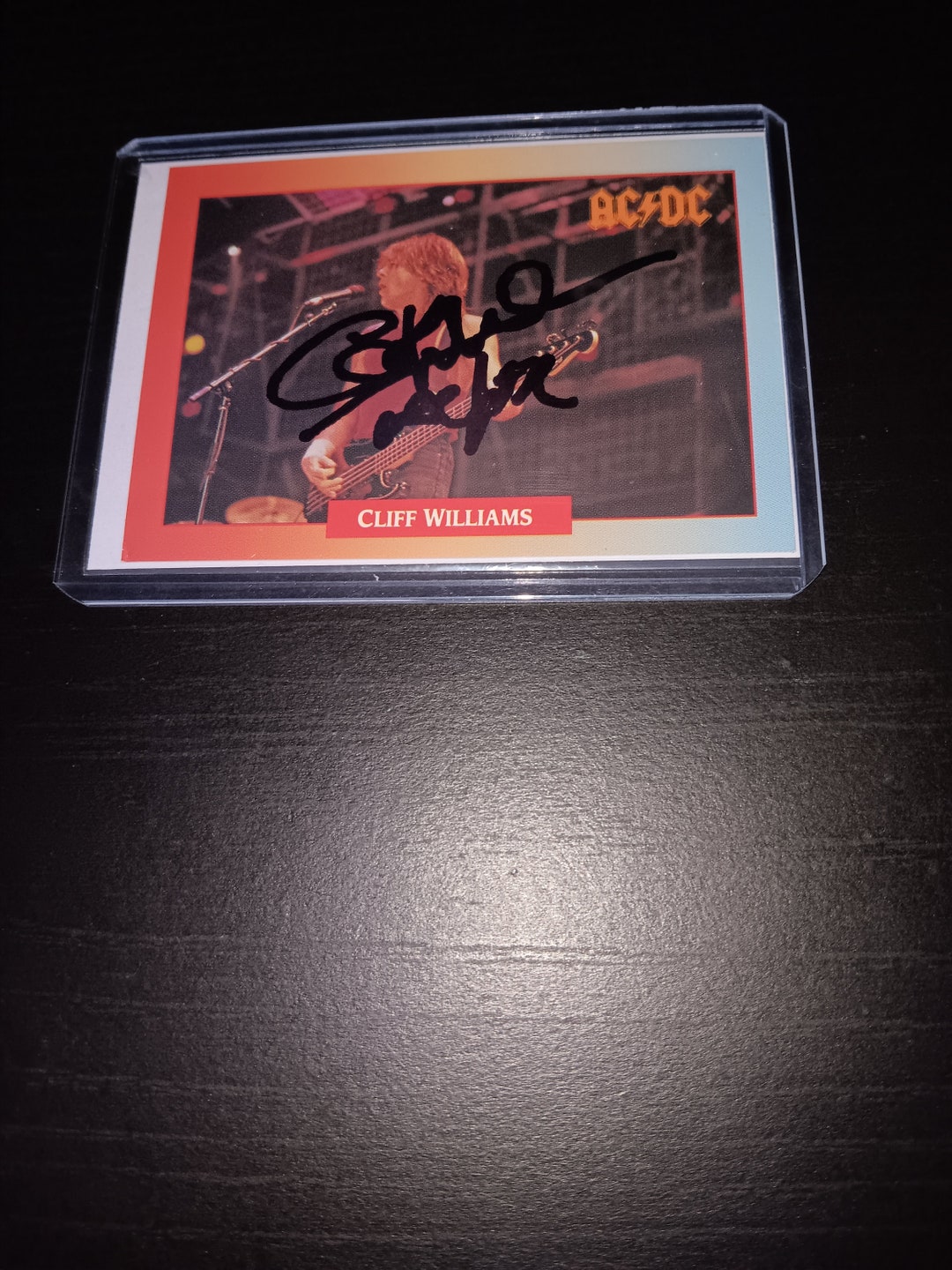 Cliff Williams Autographed Card With Coa - Etsy