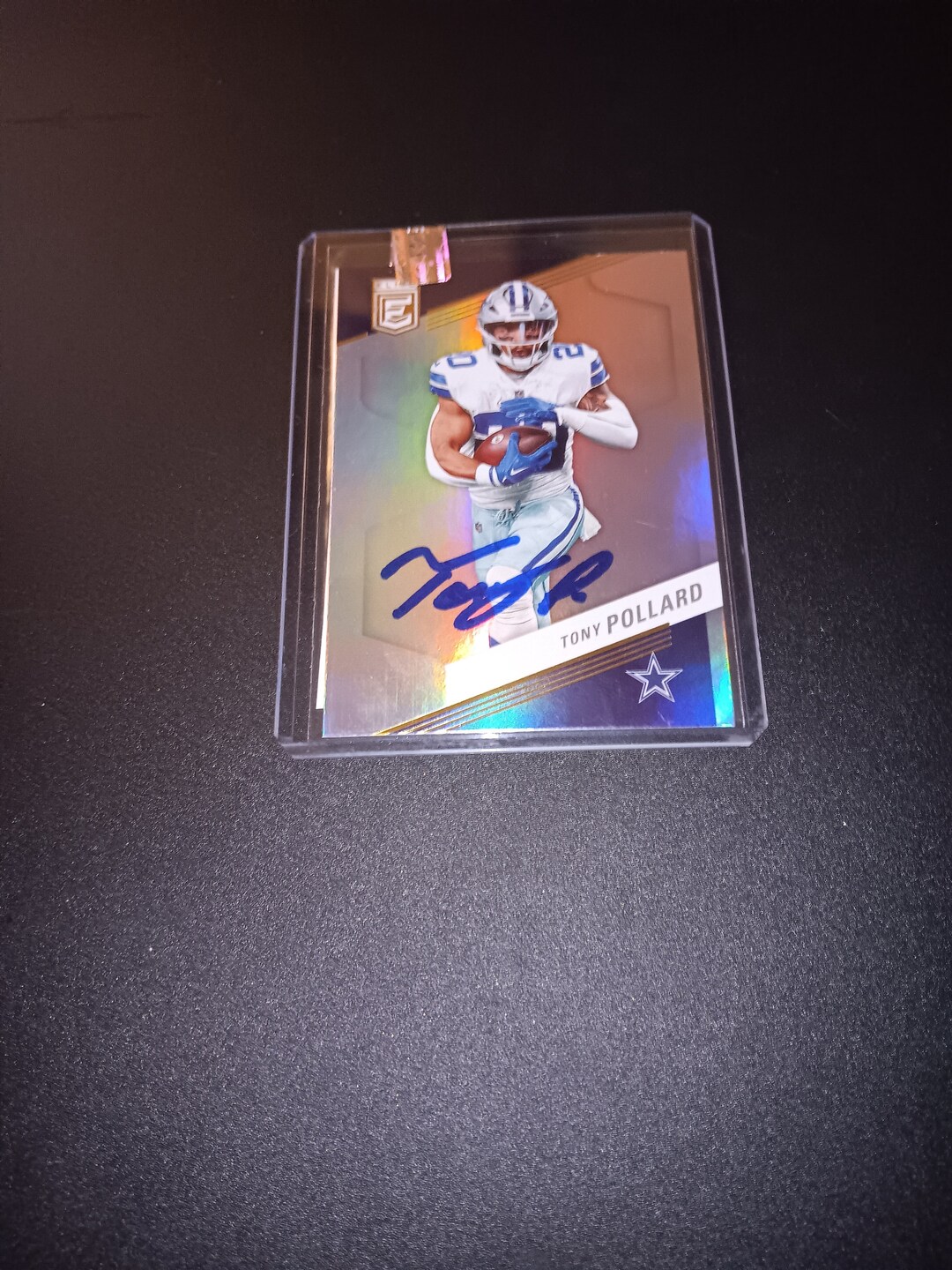 Tony Pollard Autographed Card With Coa - Etsy