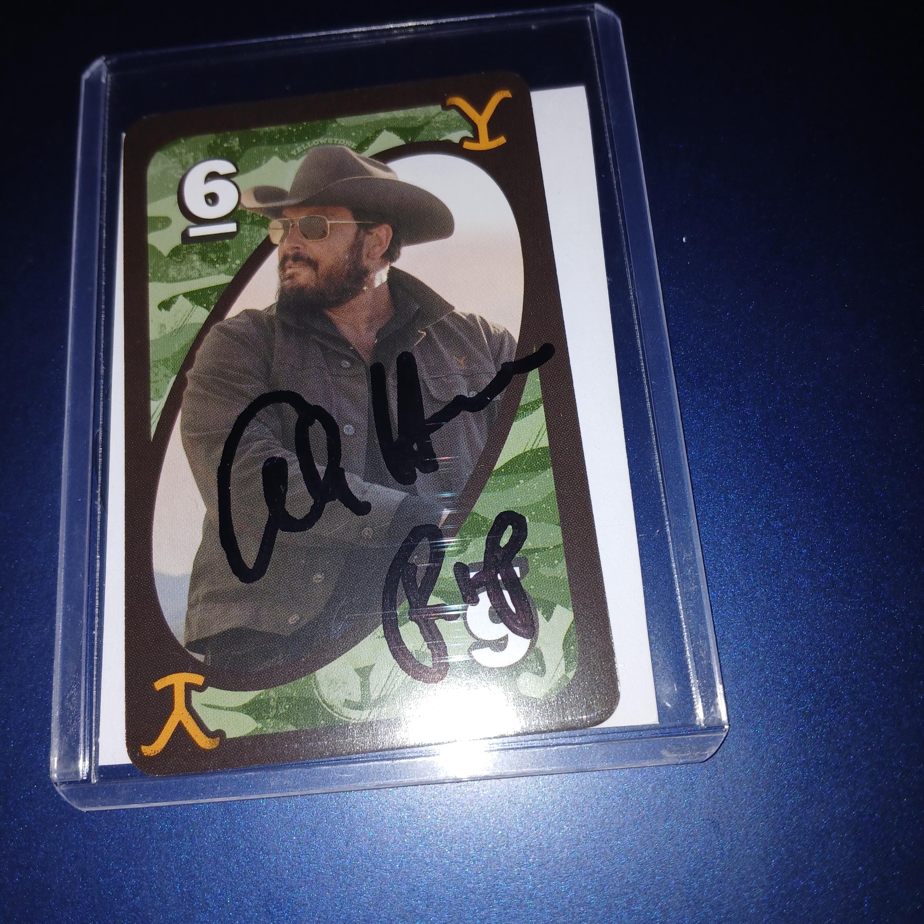 Cole Hauser Autographed Yellowstone Card With Coa - Etsy