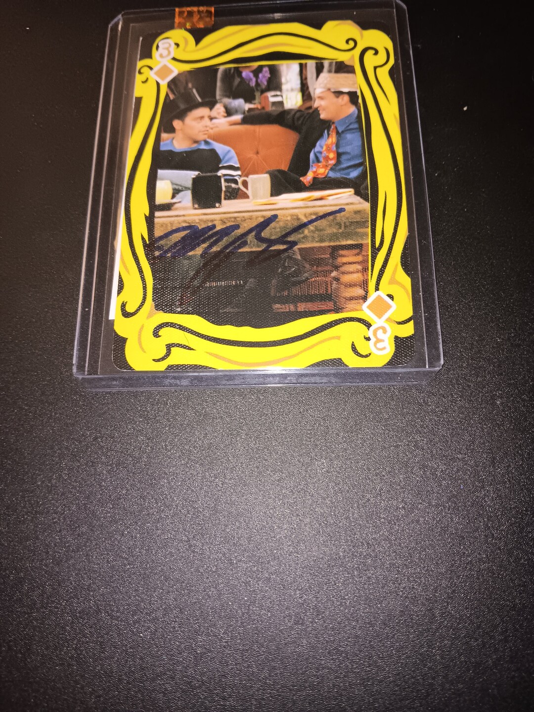 Matthew Perry Autographed Card With Coa - Etsy