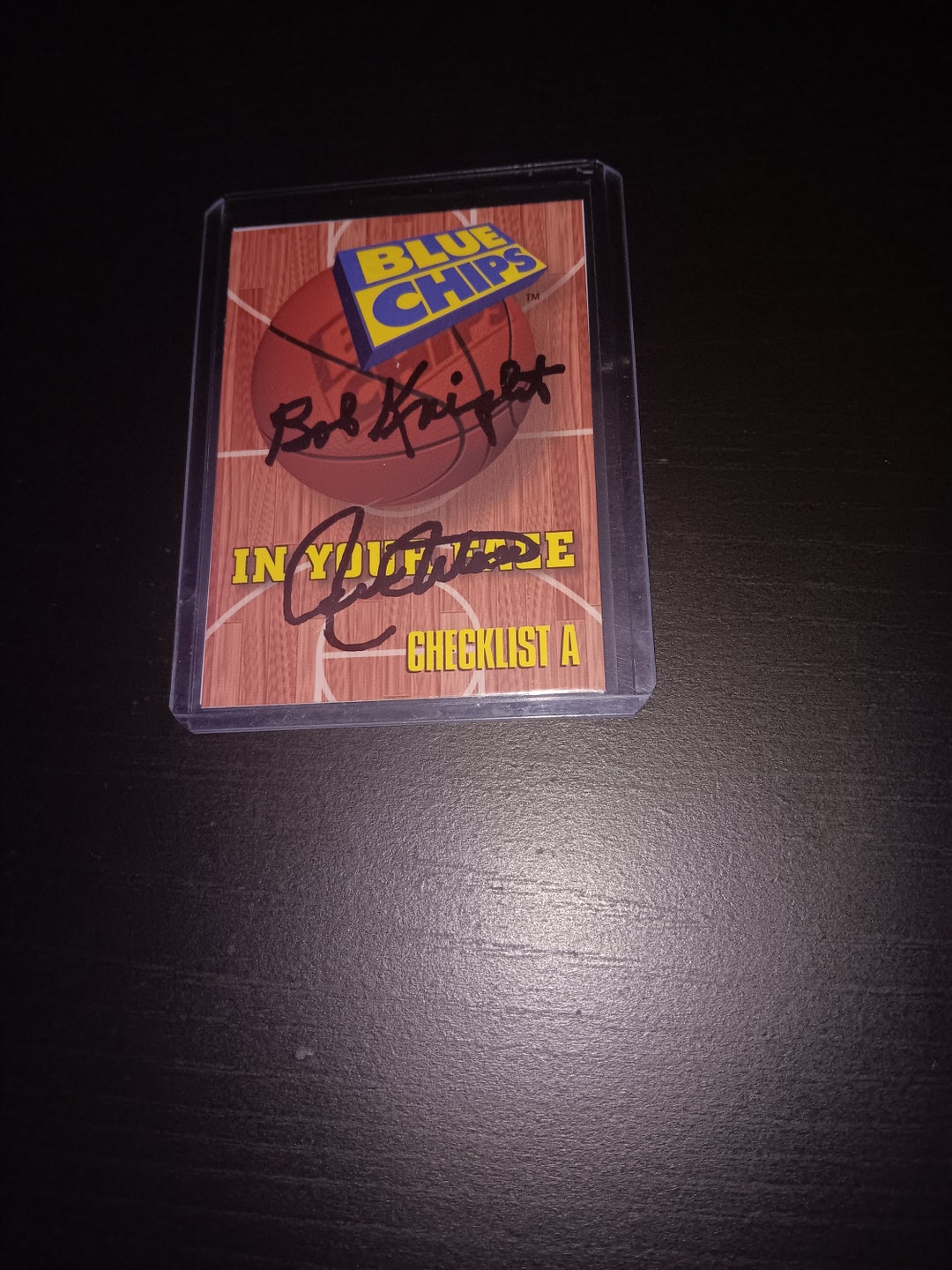 Bobby Knight, Rick Patino Autographed Card With Coa - Etsy