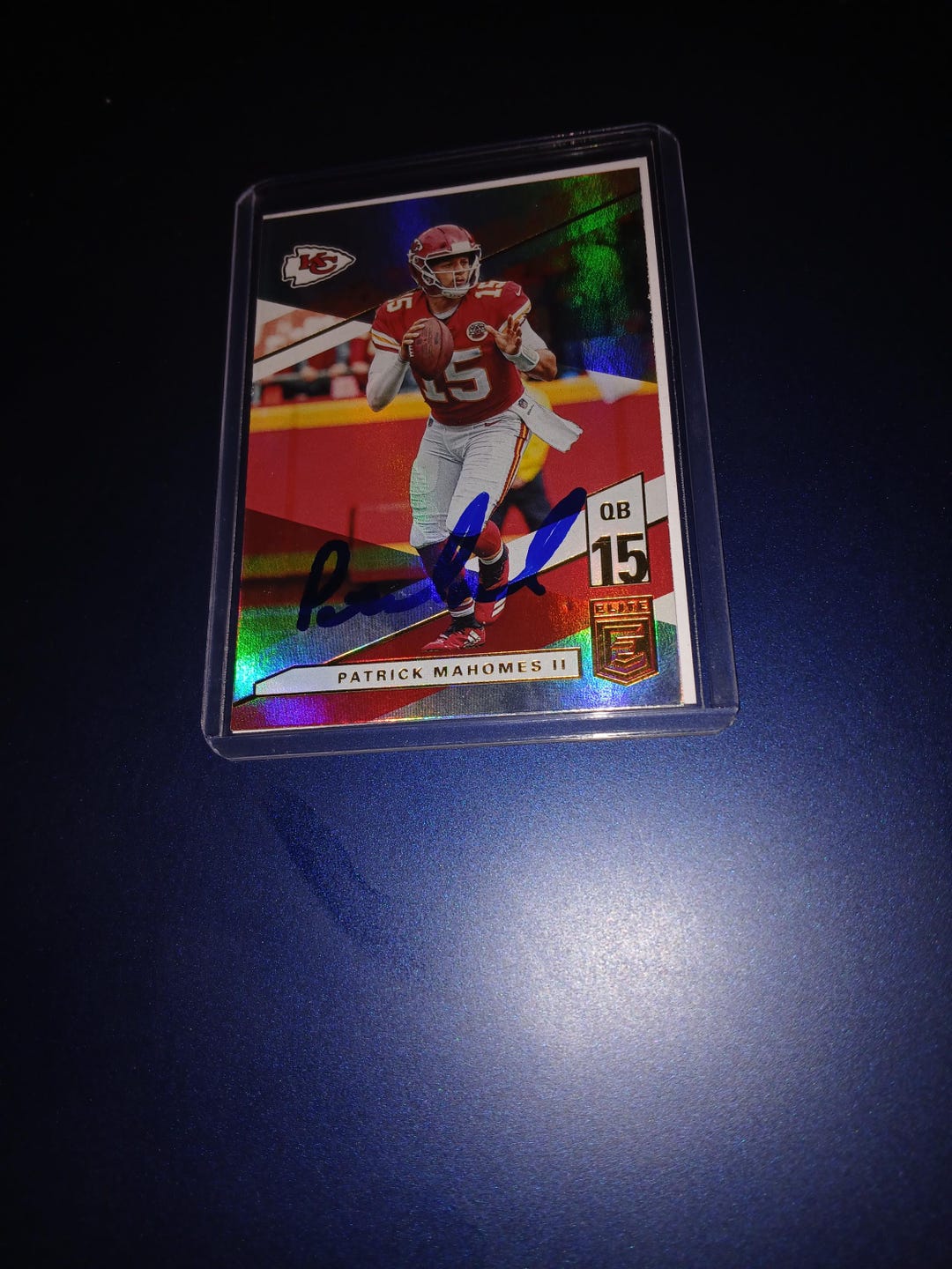 Patrick Mahomes Autographed Card With Coa - Etsy