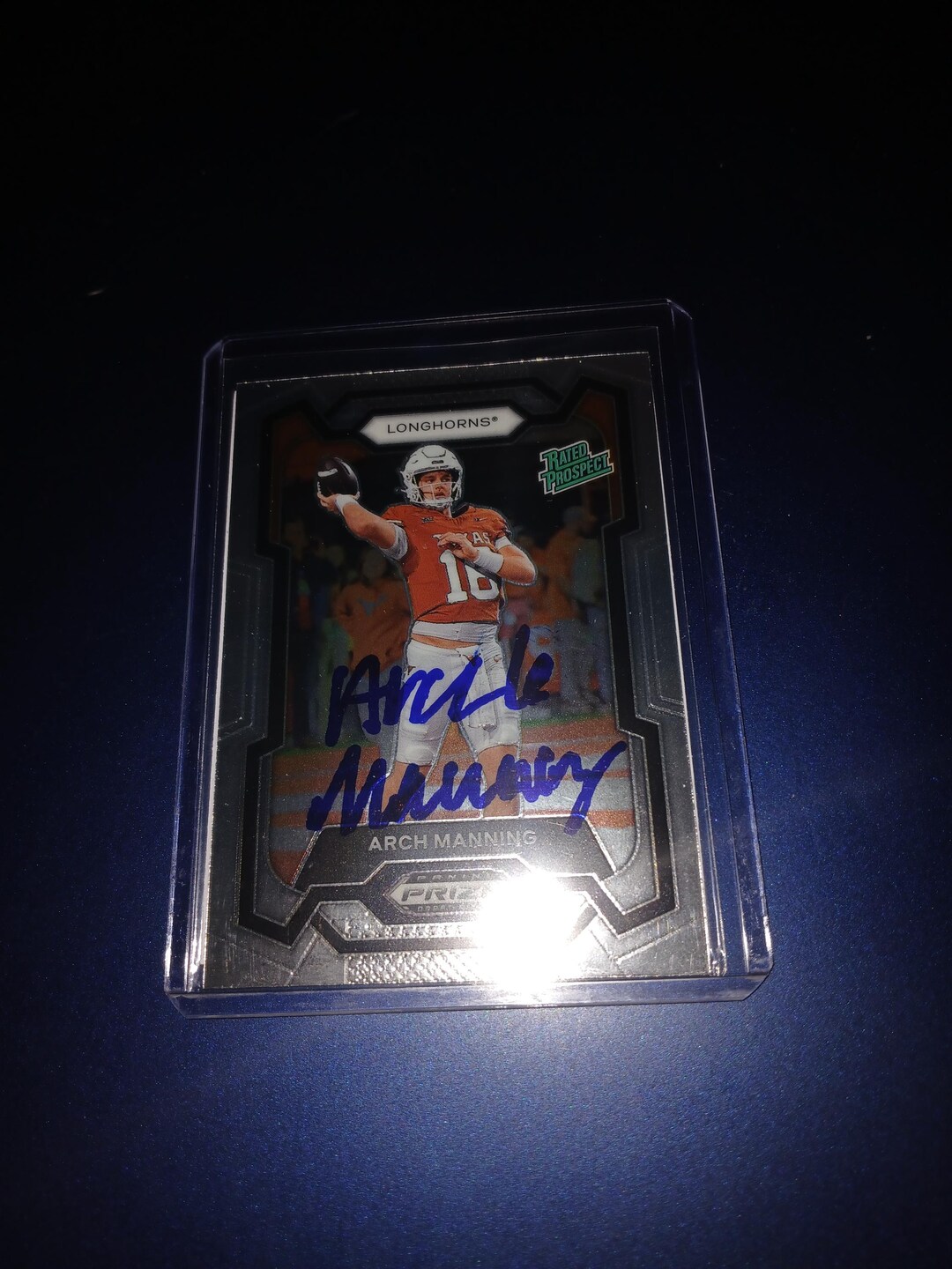 Arch Manning Autographed Rookie Card With Coa - Etsy