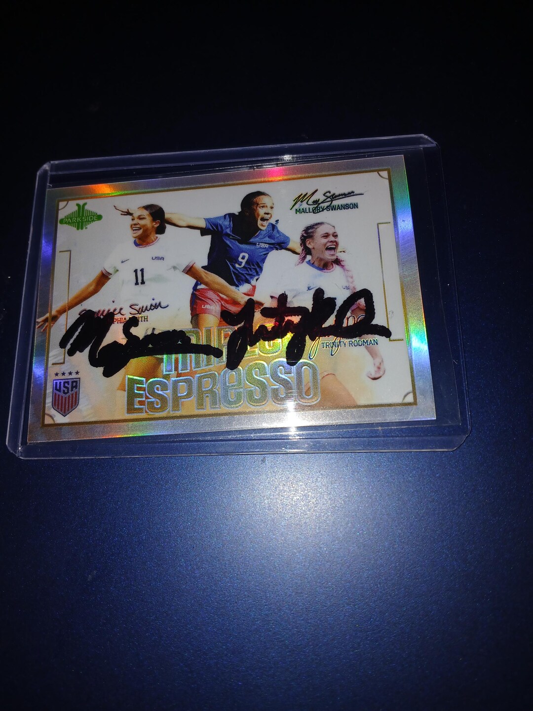 Mallory Swanson, Trinity Rodman Autographed Card With Coa - Etsy