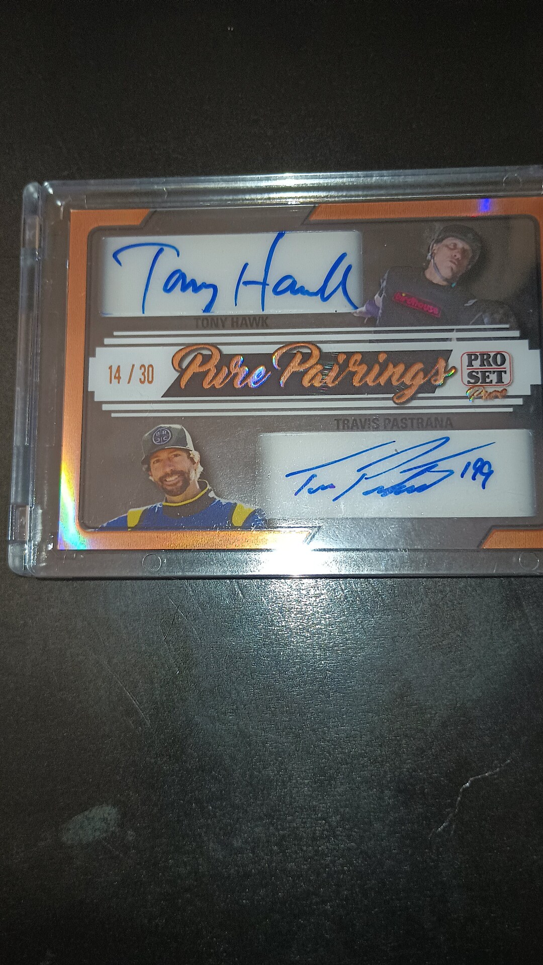 Tony Hawk Travis Pastrana Certified Autographed Numbered Card - Etsy